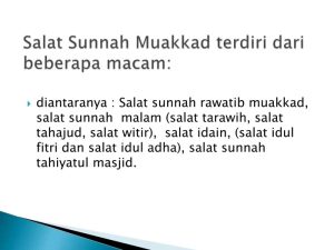 Apa itu sunnah muakkad definisi contoh dan hukumnya - Kerandaku
